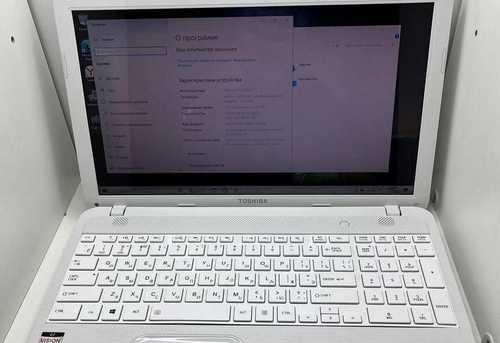 Ноутбук Toshiba /проц E2/SSD128/RAM4