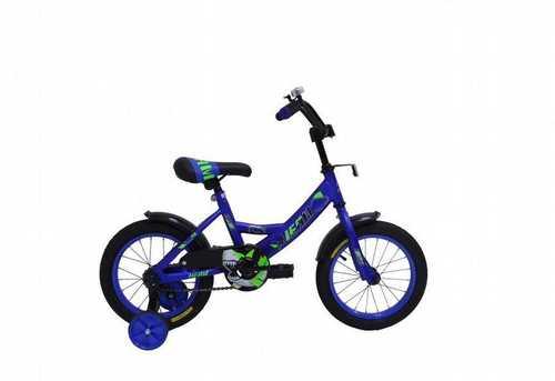 Детский велосипед 14 синий