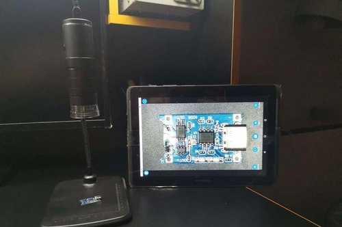 Микроскоп WiFi и планшет