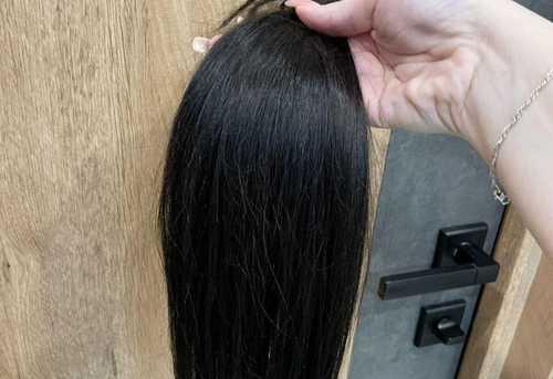Натуральные волосы для наращивания темно русые