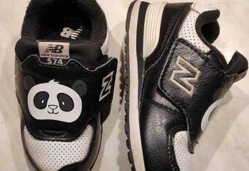 Кроссовки New Balance 574 с пандами 23 раз ботинки