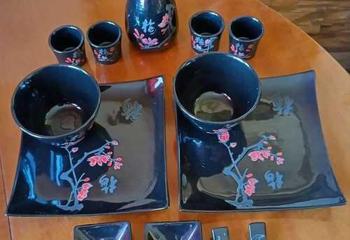 Набор керамической посуды для суши и роллов