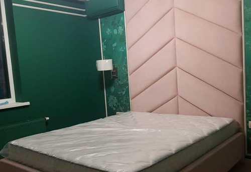Мягкие стеновые панели - изголовье кровати