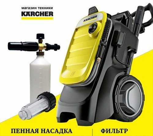 Комплект karcher K7 Compact +пенная насадка+фильтр