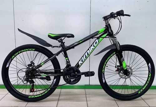 Велосипед горный Черный-зеленый