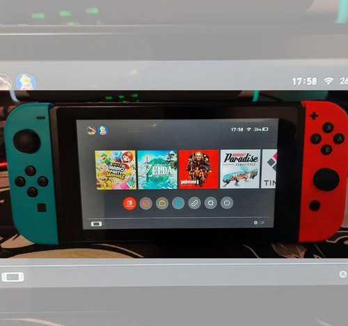 Nintendo switch 2rev прошитая(Чип)   SD-card 128гб