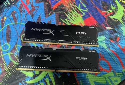 Оперативная память HyperX Fury Black RGB 16 гб