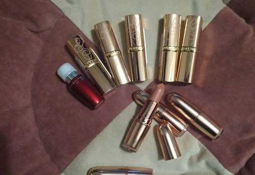 Помады для губ Loreal,Maybelline,Catricе,тени