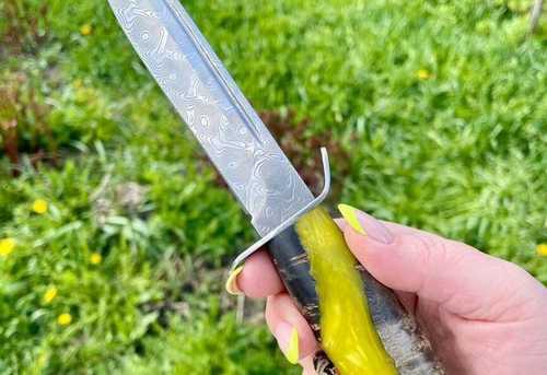 Нож Финка из стали ZDI-1016 с комбинированной руко