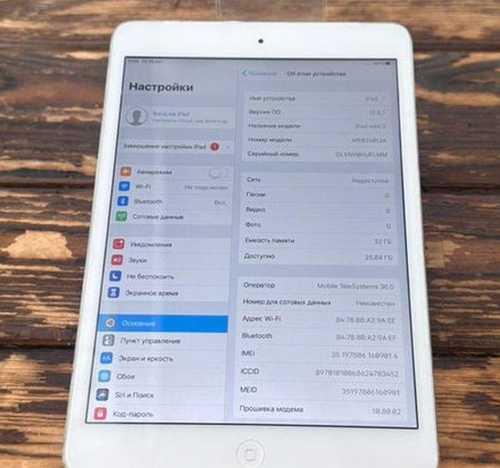 iPad Mini 2 32 гб Wi-fi+Cellular+SIM/RU/A