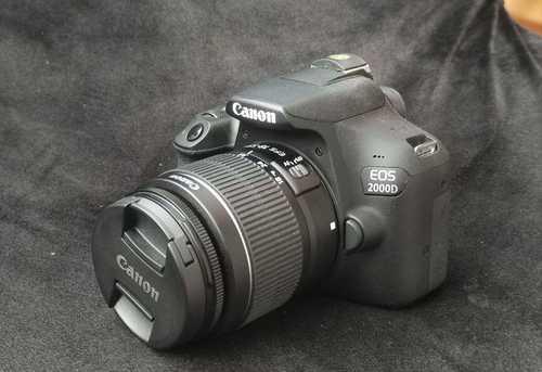 Фотоаппарат Canon 2000d kit 18-55 Ростест