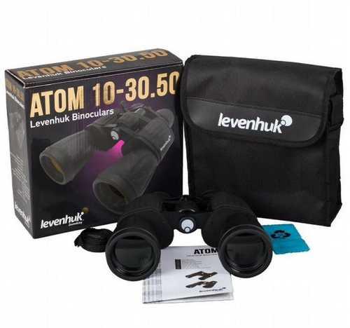 Бинокль Levenhuk Atom 10-30x50