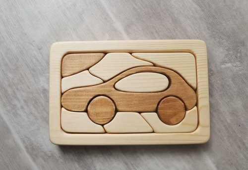 Пазл - мозаика деревянный "Машинка"