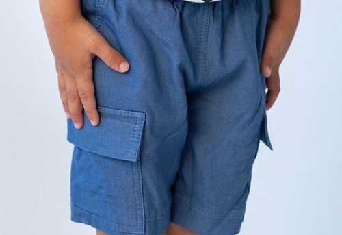 Шорты бермуды для мальчика из тонкой джинсы