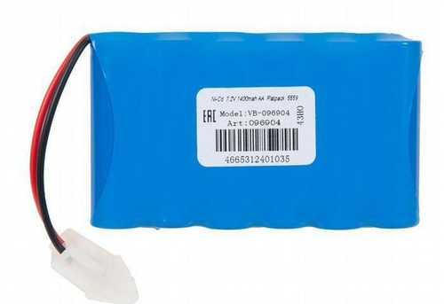 Аккумулятор Ni-Cd 7.2V 1400 mAh AA Flatpack разъем