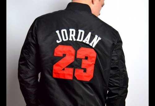 Бомбер Jordan 23 черный размер 46-54