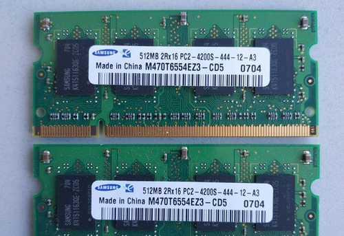 Оперативная память Samsung so dimm