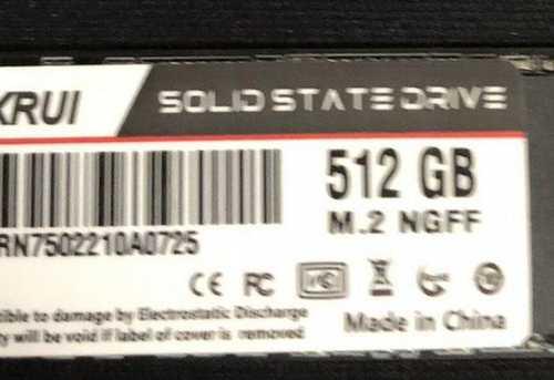 SSD 512Gb m2 новый