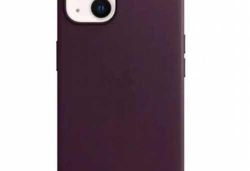Чехол для iPhone 11 Leather Case с MagSafe (Баклаж
