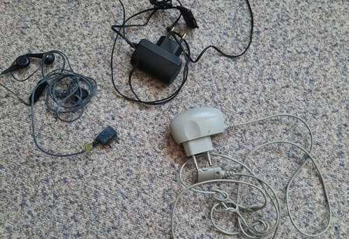 Провода шнуры кабели от старых телефонов