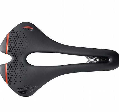 Седло шоссе Selle San Marco Aspide Short Open-Fit Carbon FX Wide (155мм) (L3 250х155 черный)