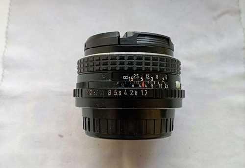 Объектив SMC Pentax-M 50mm f1.7