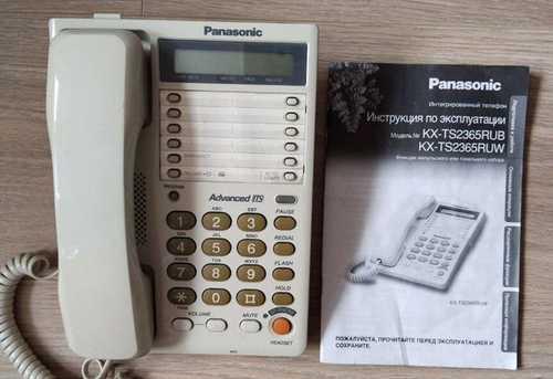 Стационарный телефон panasonic KX-TS 2365 RUW