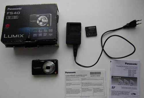 Нерабочий Фотоаппарат Panasonic Lumix DMC-FS40