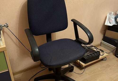 Компьютерное кресло бу синее