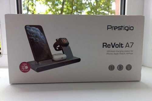 Беспроводная зарядка Prestigio ReVolt A7 3в1