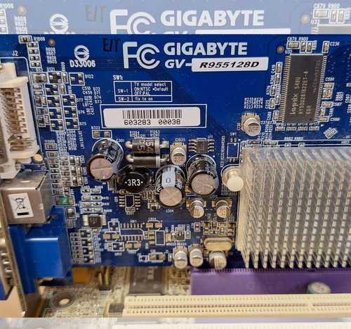 Видеокарта gigabyte gv-r955128d