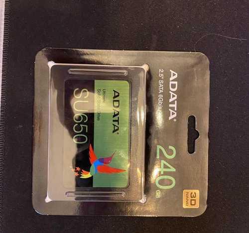 240 гб 2.5" SATA накопитель adata SU650