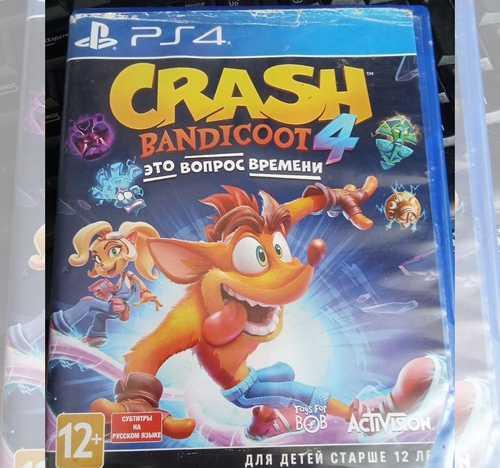 Диск для PS 4: crash bandicoot 4