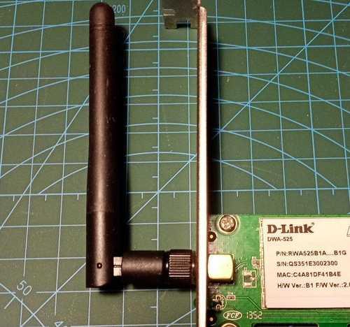 Wi fi адаптер для пк D-Link DWA 525 PCI-Express