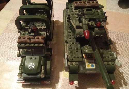 Набор Лего Combat Zones, Танк и машинка