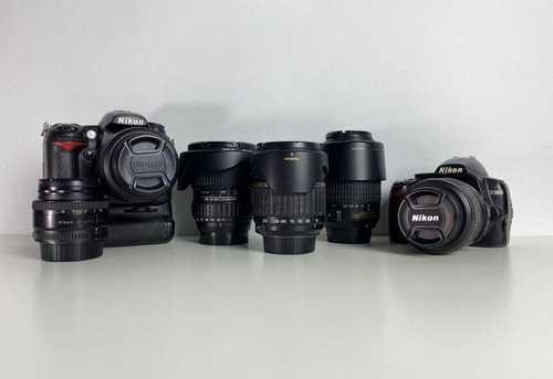Nikon D7000, D3000 и объективы