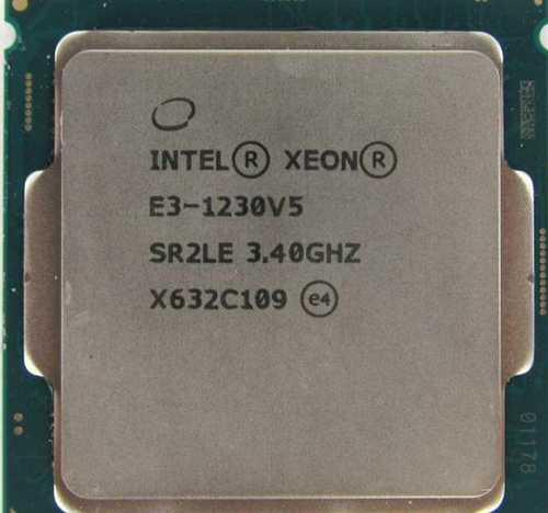 Процессор Intel Xeon E3-1230V5 (3.4GHz/8M) (SR2LE) LGA1151