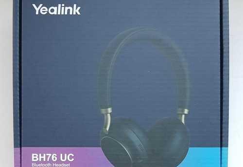 Беспроводная гарнитура Yealink BH76, стерео, Bluet