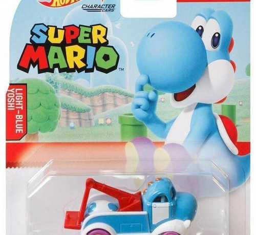 Hot Wheels Super Mario Йоши Светло-голубой GRM39