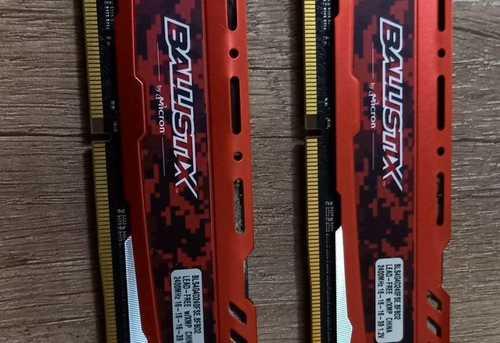 Оперативная память crucial Ballistix Sport DDR4