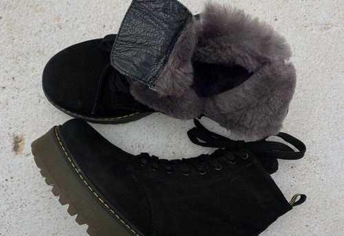 Зимние ботинки женские в стиле Dr. Martens 38й раз