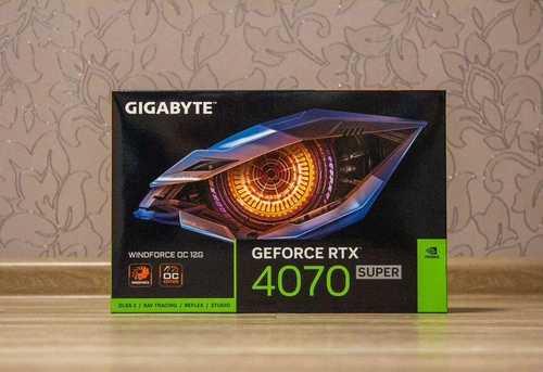 Видеокарта Gigabyte RTX 4070 super OC 12G