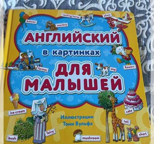 Книга Английский в картинках для малышей