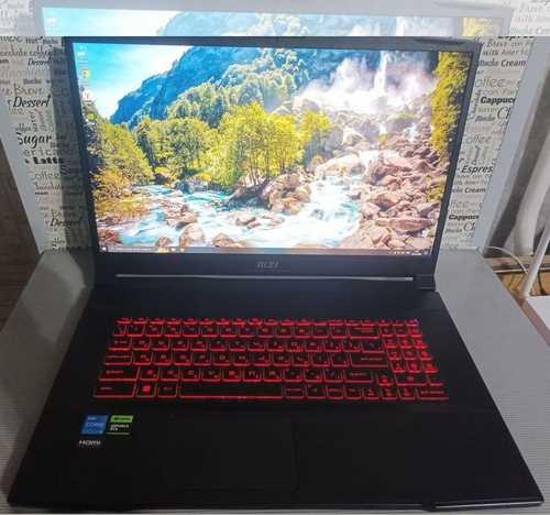 17.3" MSI Katana GF76 B12UCR-821XRU, Core i5, RAM 16ГБ, 512 ГБ, GeForce RTX 3050 4 ГБ