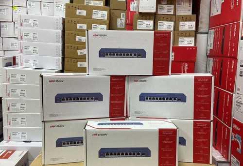 Poe коммутатор Hikvision DS-3E0510P-E/M