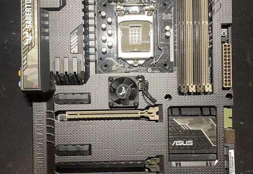 Материнская плата lga 1150 asus sabertooth z97