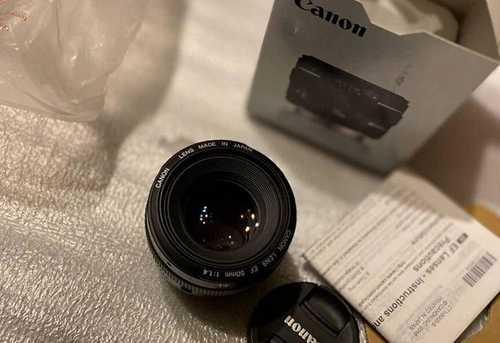 Canon EF 50mm f 1.4 usm