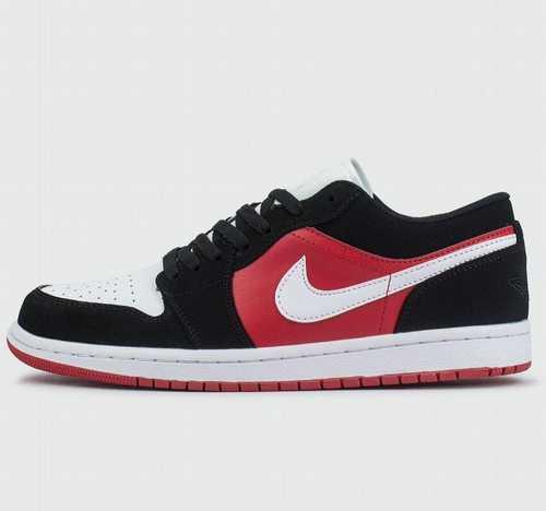 Кроссовки Nike Air Jordan 1 Low Black / Red / Wh