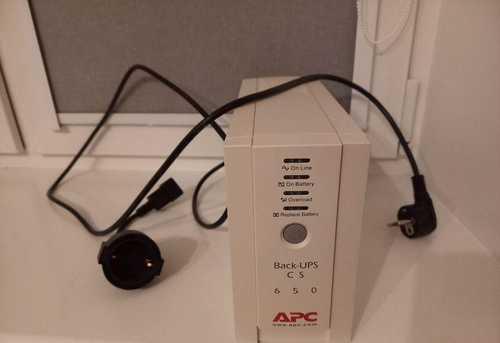 Ибп apc back-ups c s 650