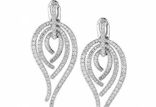 Серьги Damiani White Gold Diamonds 2.75 ct